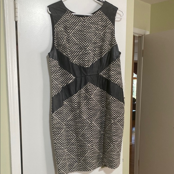 Donna Ricco | Dresses | Donna Ricco Black And White Sheath Midi Dress ...